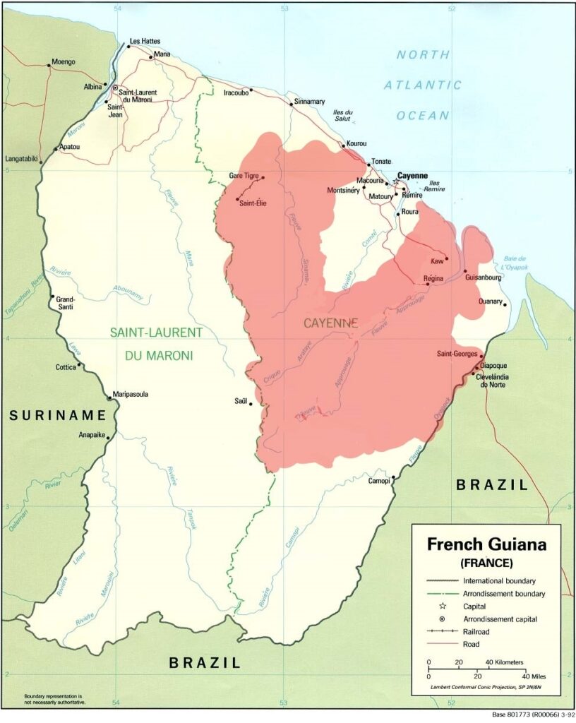 GUYANA FRANCESE – FRENCH GUYANA – Il Donatore che Viaggia